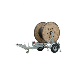 Cable Drum Transport Trailer - Adtechfiber
